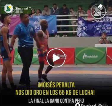 Moisés Peralta Juegos Bolivarianos de la Juventud - Shumiral Tv