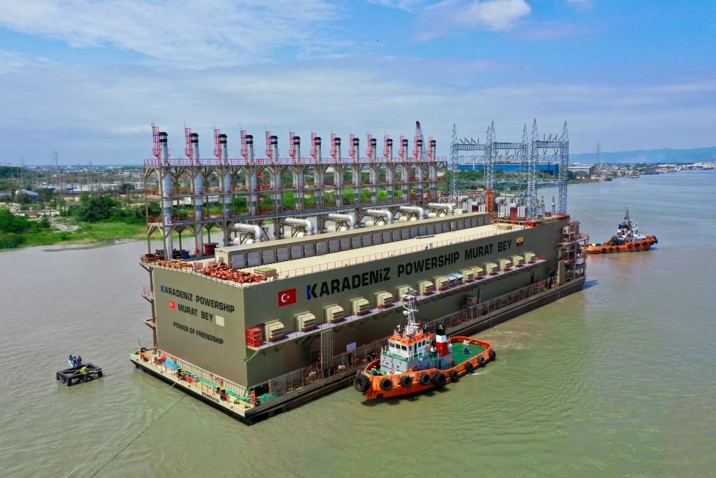 Segunda barcaza de Karpowership inició operación experimental y genera ...