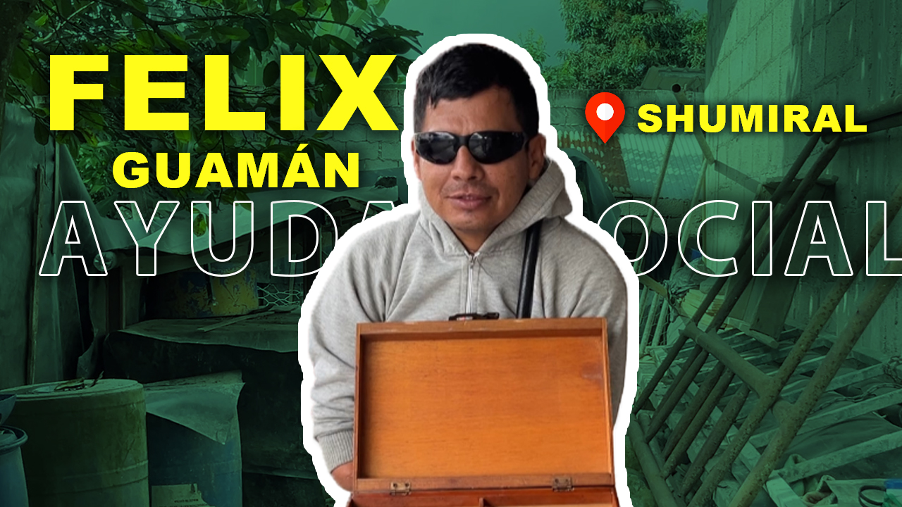 Félix Guamán solicita ayuda para mejorar sus condiciones de vida ...
